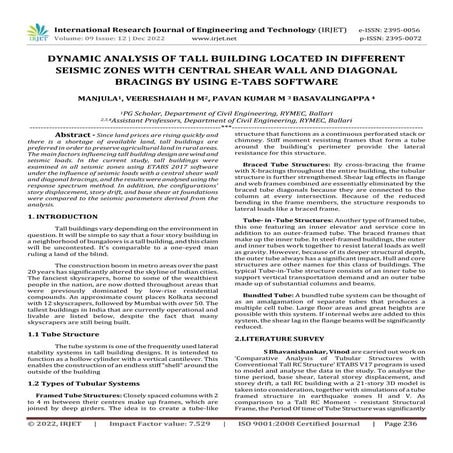 DYNAMIC ANALYSIS OF TALL BUILDING LOCATED IN DIFFERENT SEISMIC ZONES ...