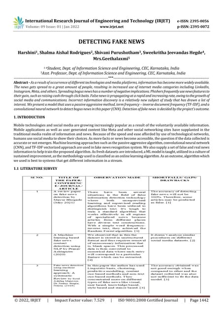 Detecting Fake News Pdf