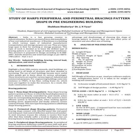 STUDY OF HARPS PERIPHERAL AND PERIMETRAL BRACINGS PATTERN SHAPE IN PRE ...