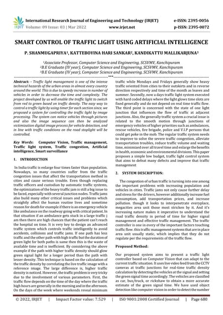 Traffic management | PPTX