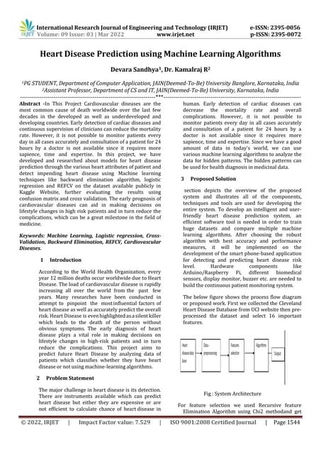 Prediction of heart disease using machine learning.pptx