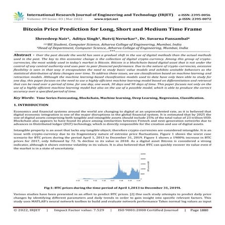 Bitcoin Price Prediction for Long, Short and Medium Time Frame | PDF | Currencies | Economy