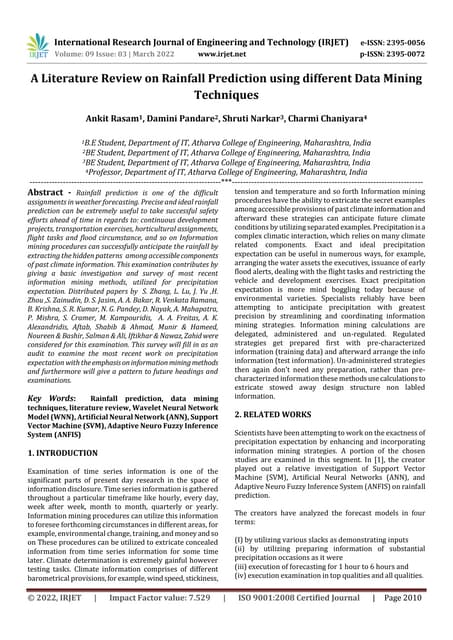 Crop Yield Prediction Using Artificial Neural Network Pdf