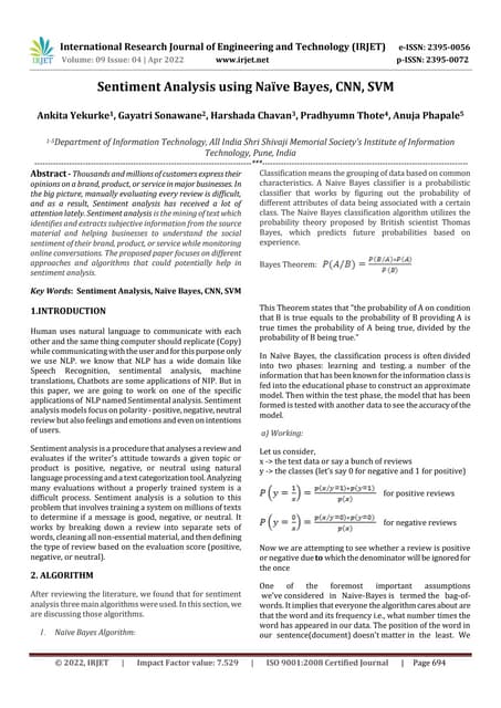 News article classification using Naive Bayes Algorithm | PDF | Technology & Computing