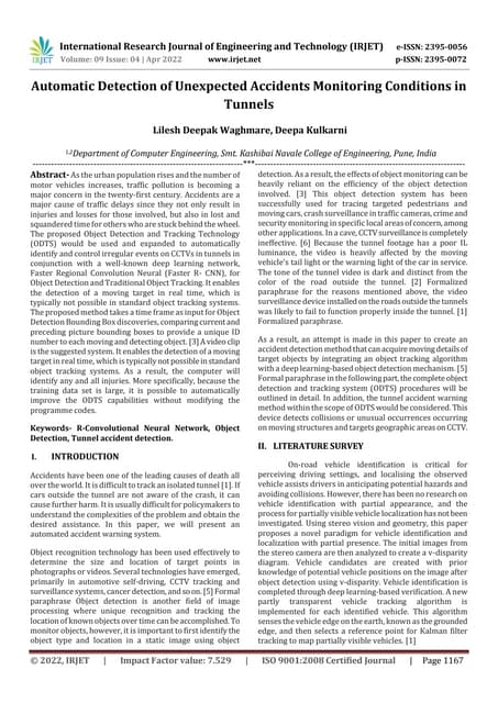 A Deep Learning Algorithm For Automatic Detection Of Unexpected