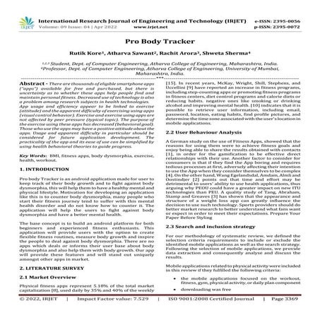 Pro Body Tracker | PDF