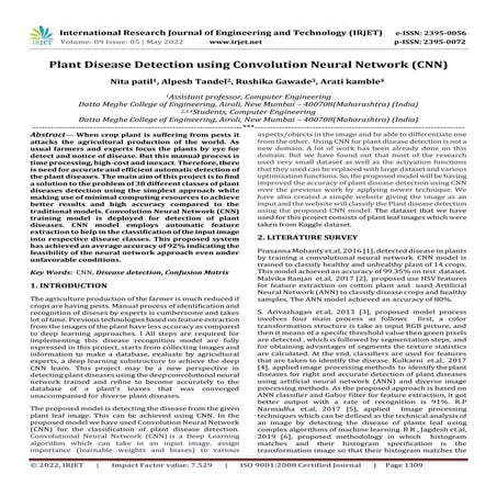 Plant Disease Detection Using Convolution Neural Network Cnn Pdf