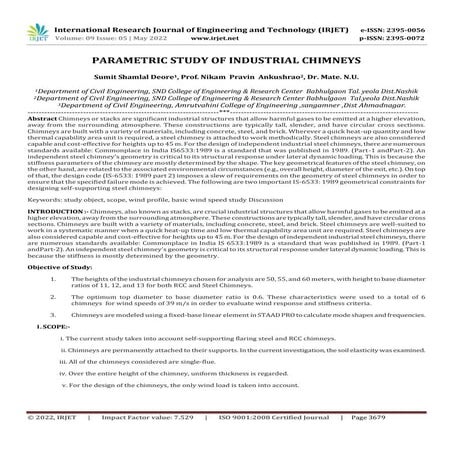 Chimney design &engg code | PDF