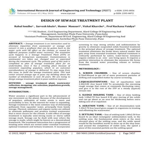 Design of Waste Stabilization Ponds.pptx