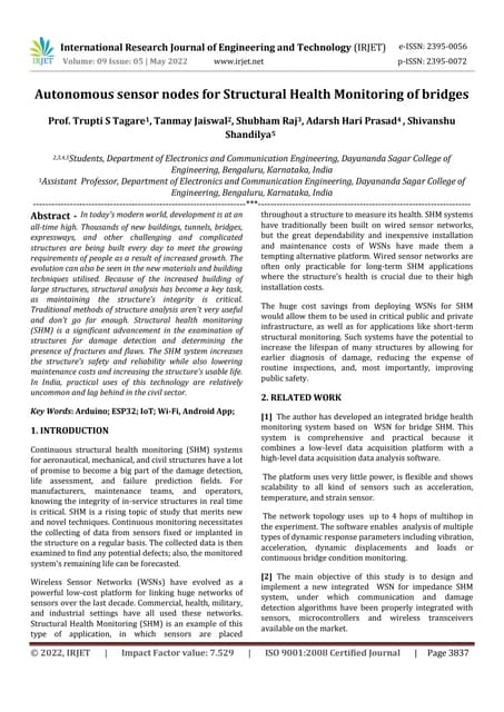 Structural health monitoring | PPTX