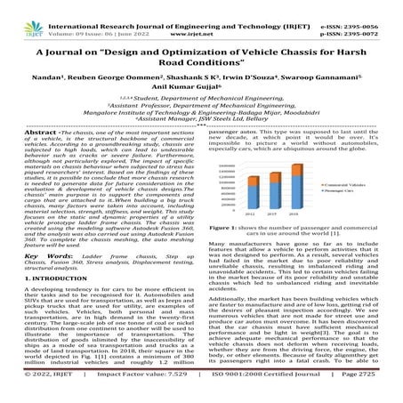 A Journal on “Design and Optimization of Vehicle Chassis for Harsh Road ...