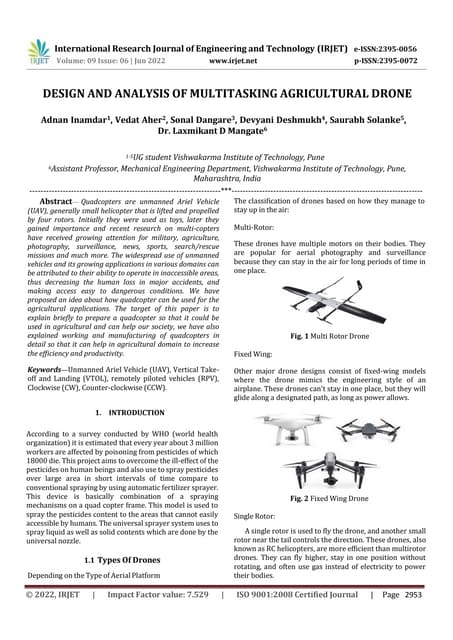 Drone Components.pptx | Aviation Industry | Industries
