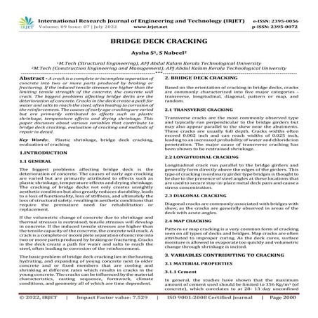 BRIDGE DECK CRACKING | PDF