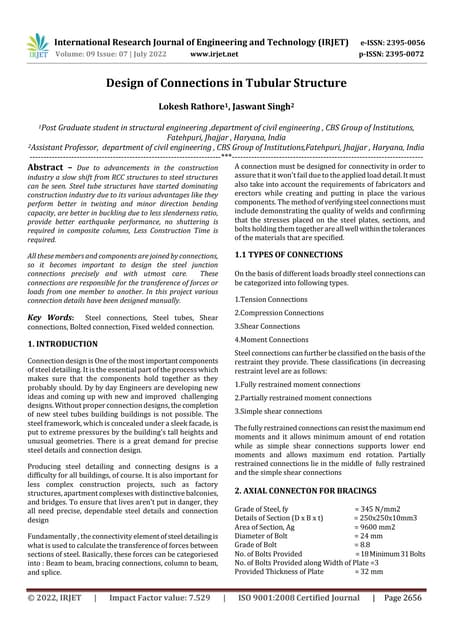 Different types of Steel Connection Details | PDF
