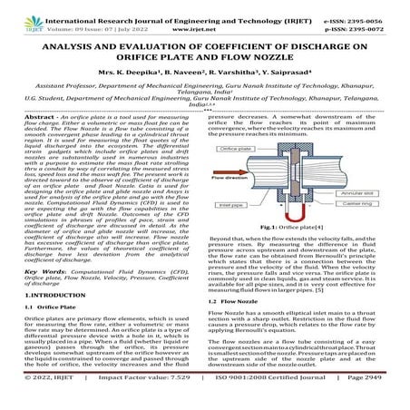 Orifice and mouthpieces | PDF