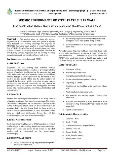 Seismic critera & design requirements(myanmar national building code ...
