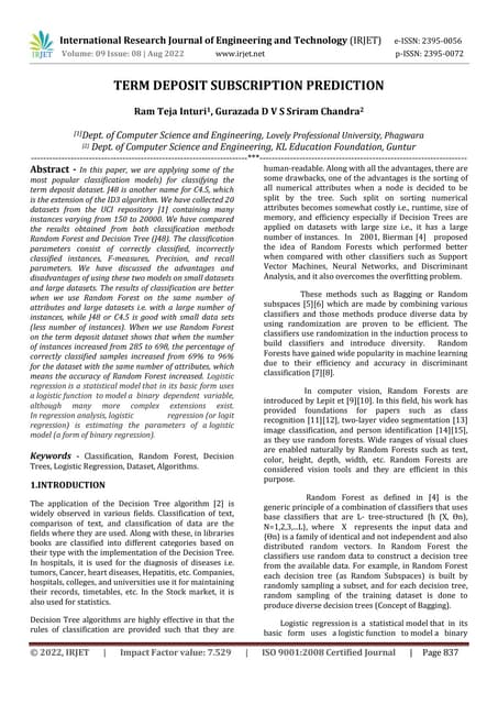Diabetes Prediction using Machine Learning Algorithms | PDF