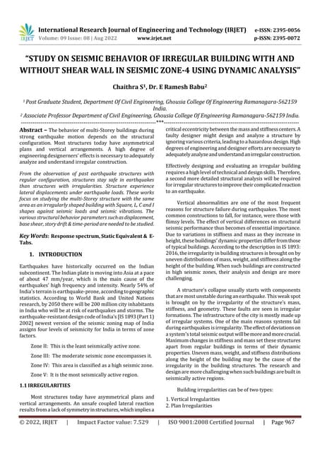 Shear walls and re entrant corners | PDF | Civil Engineering Industry ...