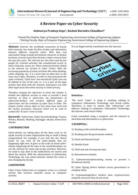 Cyber security | PPT