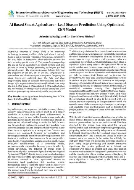 CROP YIELD PREDICTION USING ARTIFICIAL NEURAL NETWORK | PDF