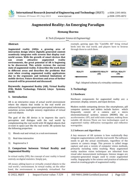 Augmented Reality in Medical Education | PDF | Augmented Reality | Technology & Computing