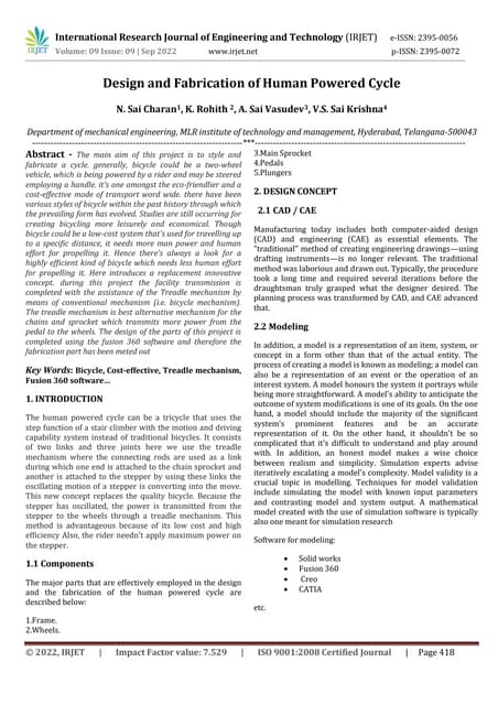 Internship presentation on solid works model | PPTX