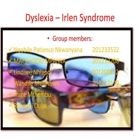 Irlen syndrome powepoint | PPTX