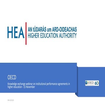 Performance Agreements in Higher Education in Ireland | PDF
