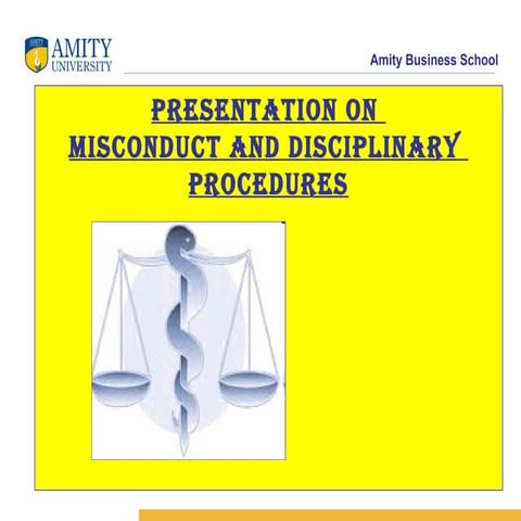 Misconduct & Disciplinary Action - Charge Sheet & Domestic Enquiry | PDF