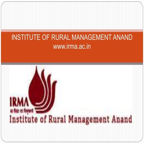 IRMA ANAND | PPTX