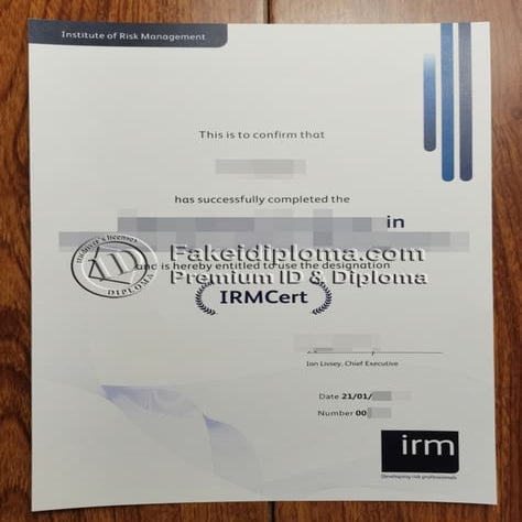 IRM certificate | PDF