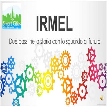 IRMEL - Due passi nella storia con lo sguardo al futuro | PPT