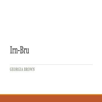 Irn-Bru ProForma | PPT