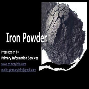 Iron powder | PPT