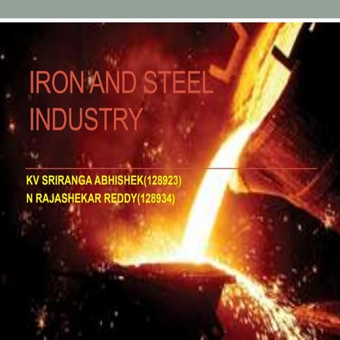Iron and steel industry | PPT