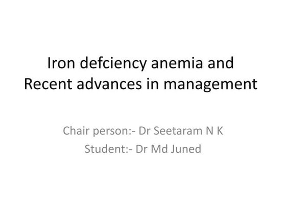 Haematinics | PPT | Blood Disorders | Diseases and Conditions