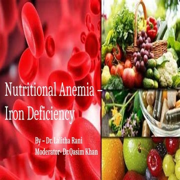 Iron Deficiency Anemia (IDA) | PPTX