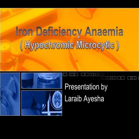 Iron deficiency anaemia | PPT