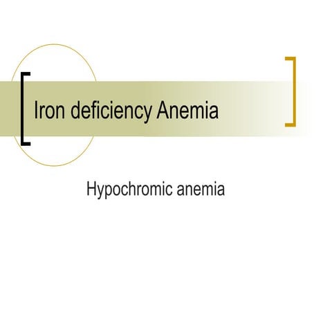 Iron deficiency anemia medicaldump.com