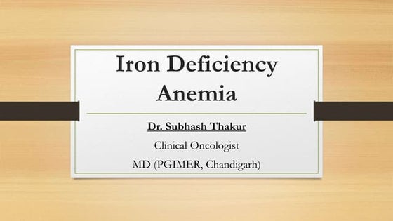 Anemia - Types, Pathophysiology, Clinical Manifestations, Etiology ...