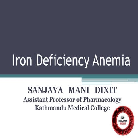 Iron Deficiency Anemia (IDA) | PPTX