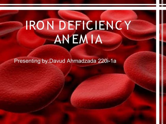 Iron_Deficiency_Disorders, iron-deficiency anemia | PPTX
