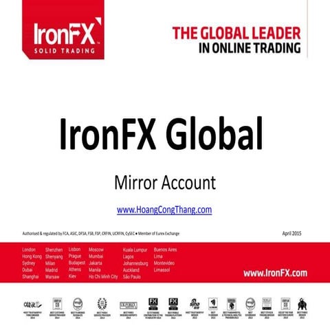 IronFX - 3 Cong Thuc Chuyen Gia Mirror Account | PPTX