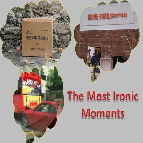 The Most Ironic Moments | PPTX