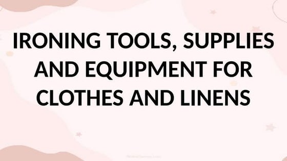 Ironing and Folding Cloths Presentation | PPTX | Women\'s Intimates and ...