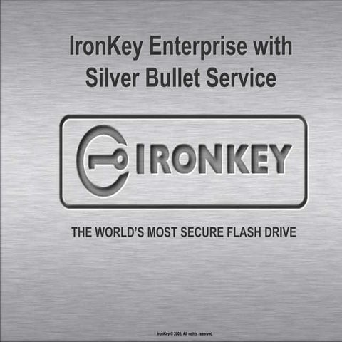 Ironkey enterprise with silver bullet service | PPT