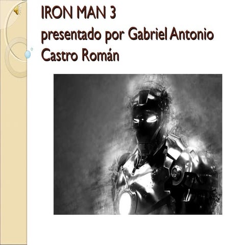 Iron man 3 | PPT
