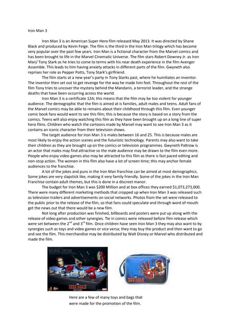 Iron man 3 script | DOCX