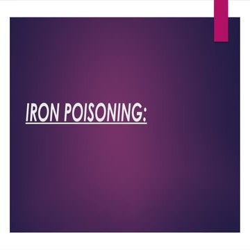 IRON POISONING Poisoning presentation.pptx