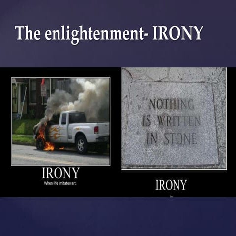 Irony | PPTX | Comedy | Genres